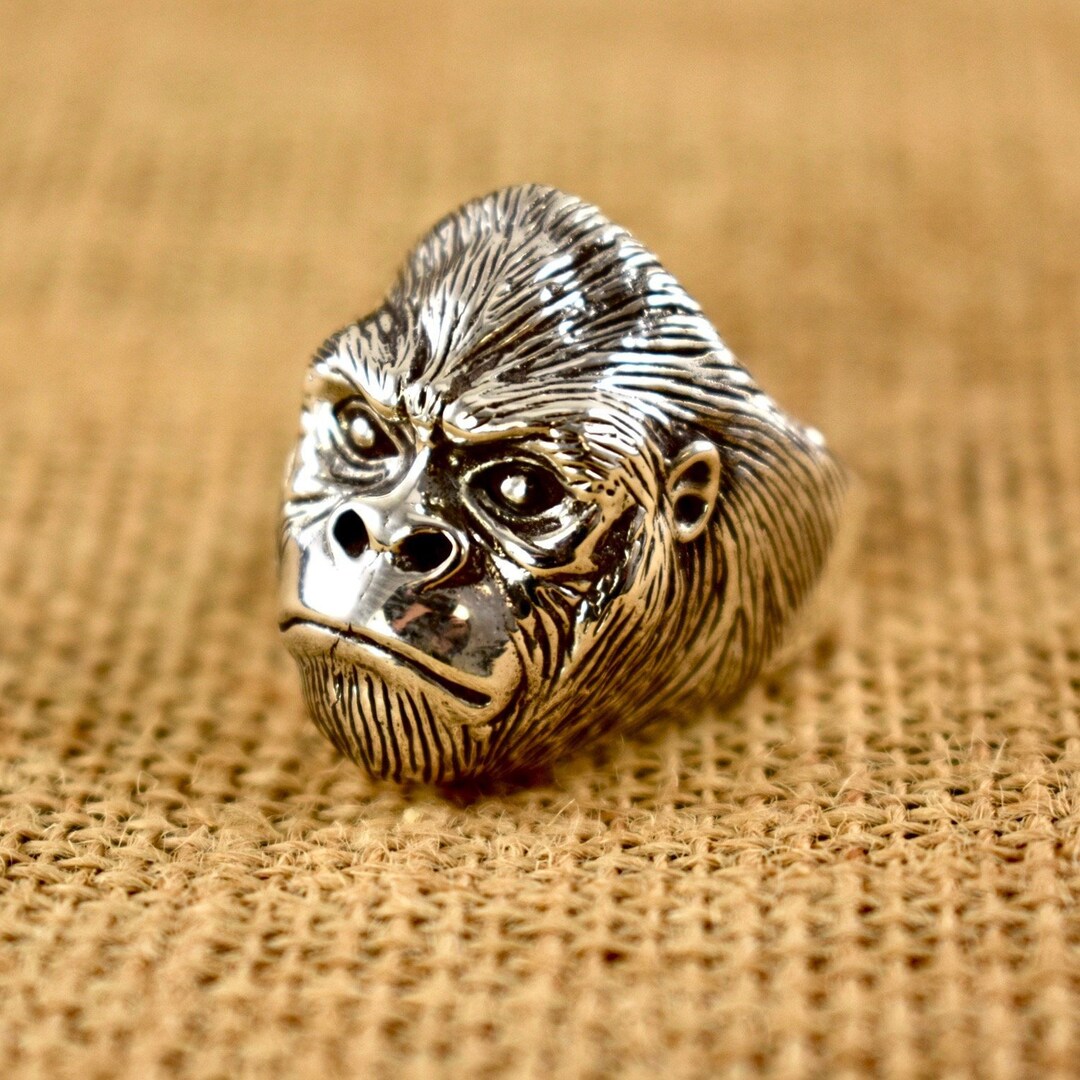 King Kong Ring // Sterling Silver Ring // Statement Ring // Sterling ...