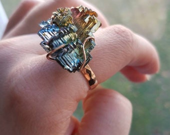 Bismuth jewelry | Etsy