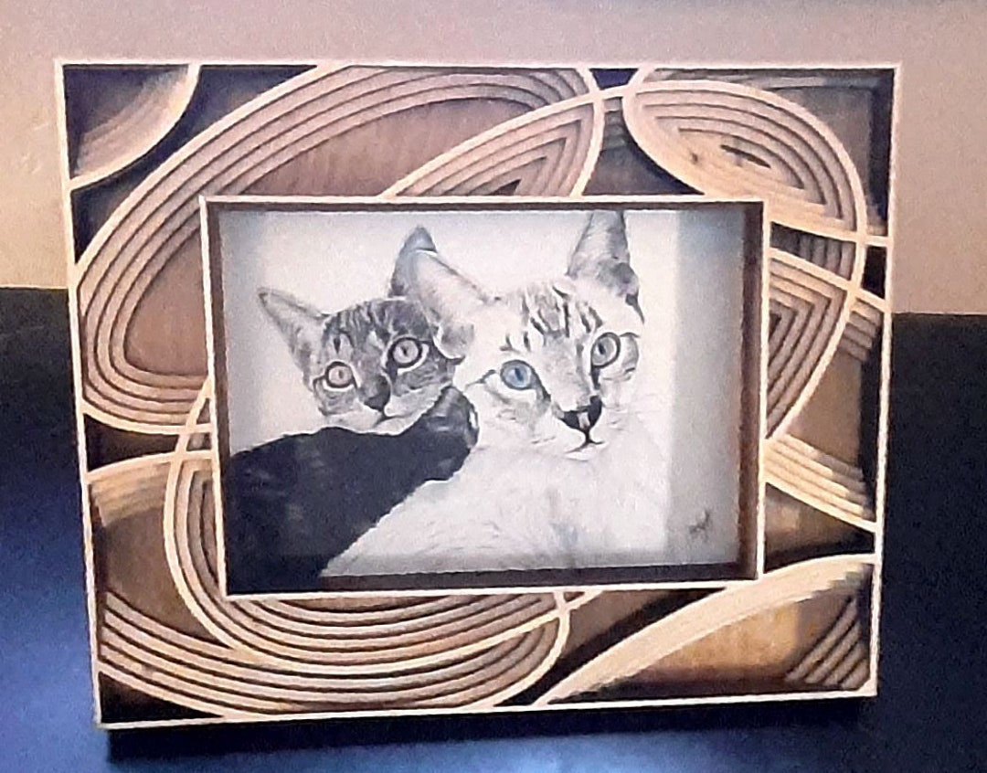 Decorative Wooden Mandala Photo Frame, 5" X 7" - Etsy