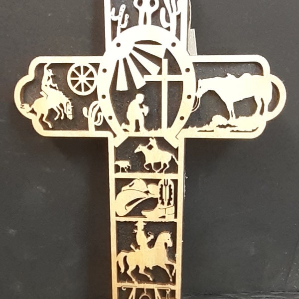 Cowboy Cross - Etsy