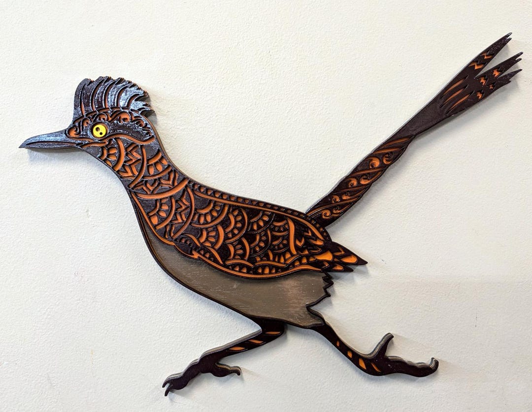 Roadrunner Decorative Wall Art - Etsy