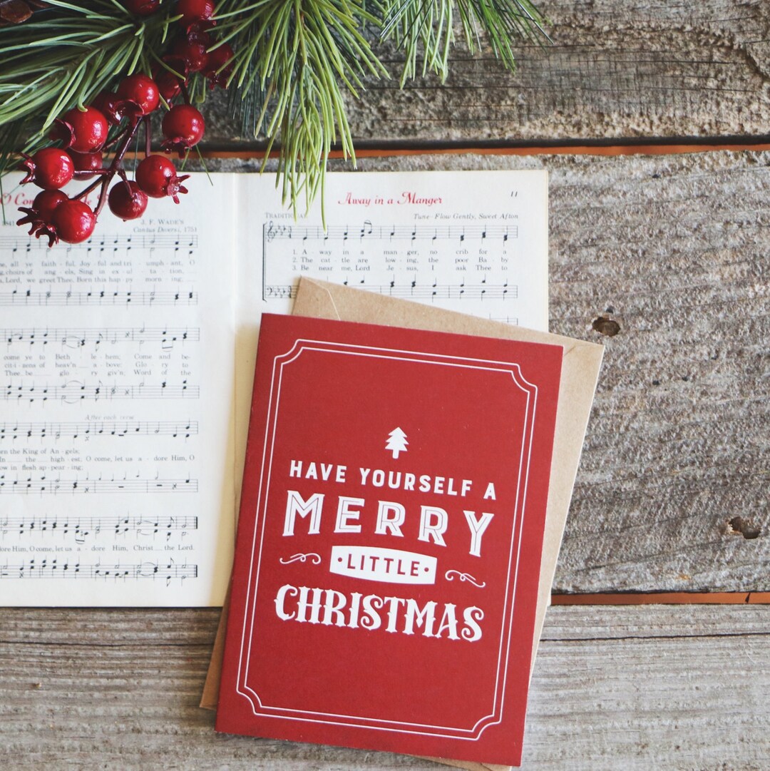 Merry Christmas Card, Holiday Card Set, Christmas Cards Boxed Set ...
