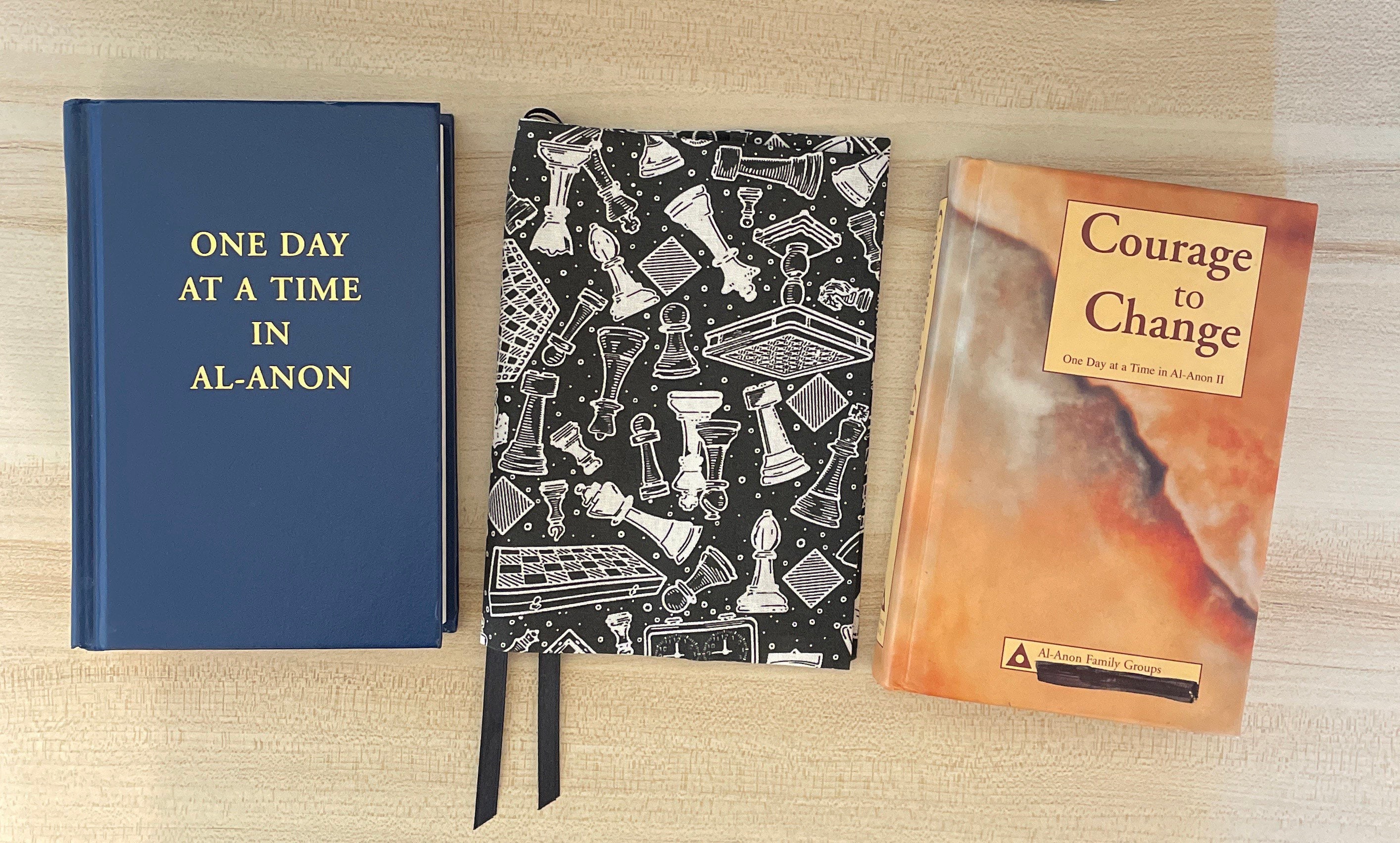 Book Covers Al-anon Courage to Change One Day at A Time Handmade With ...