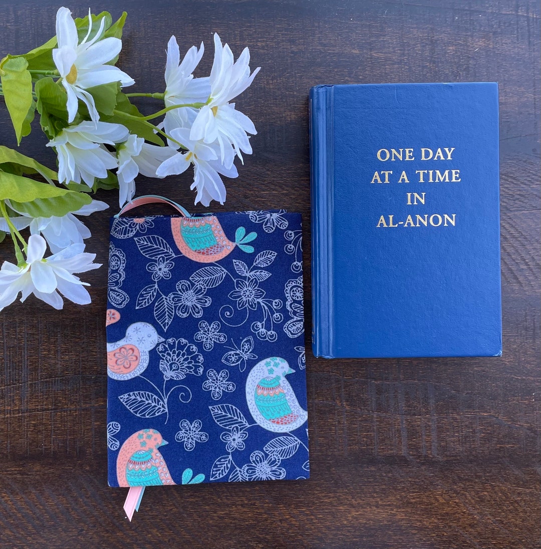Book Cover - Al-anon - One Day at A Time - Courage to Change - Fabric ...
