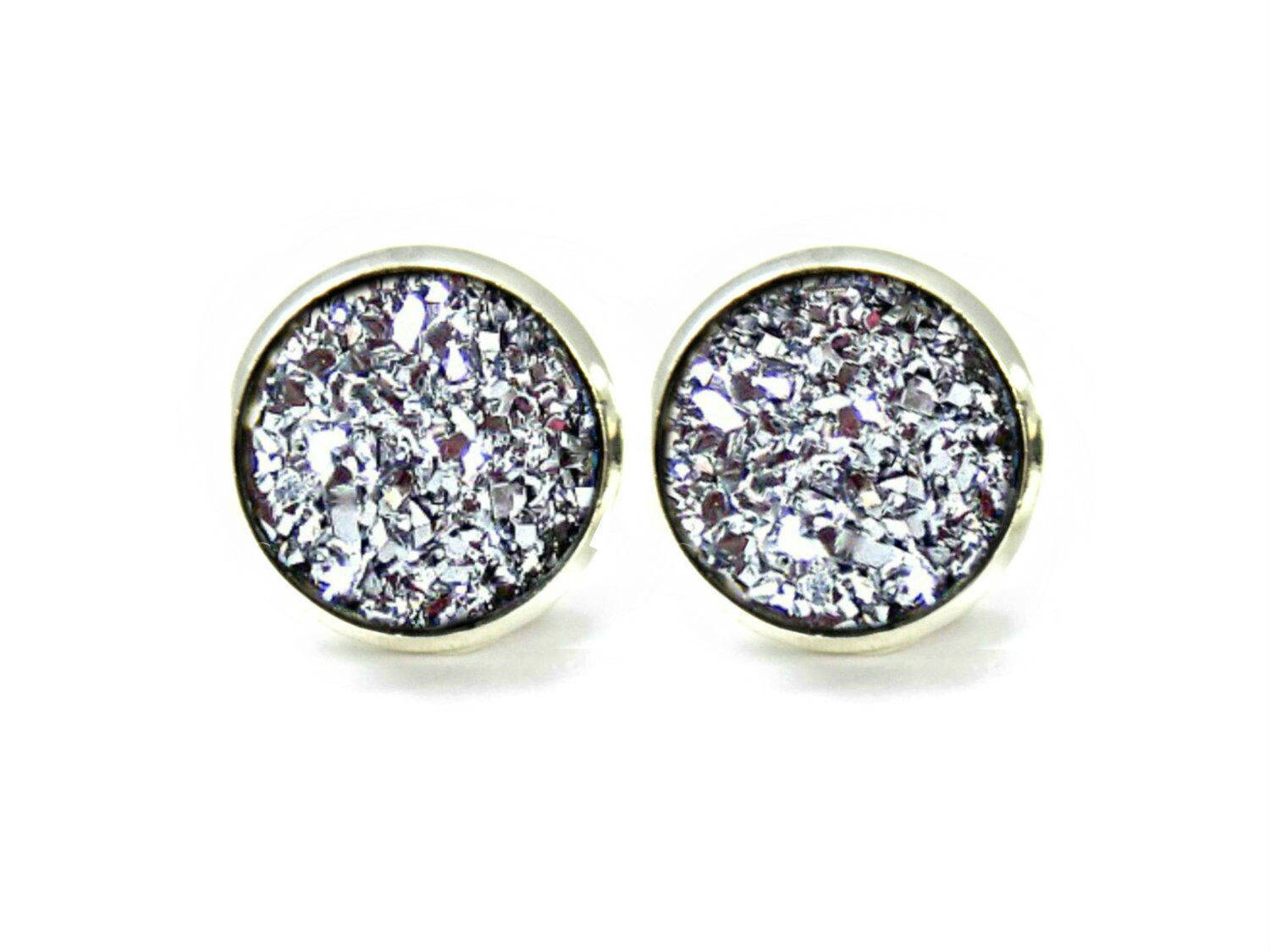 Simple Stud Earrings Pretty Earrings Silver Earrings Silver - Etsy