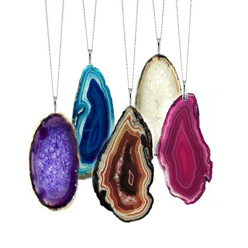 Raw Crystal Jewelry - Etsy