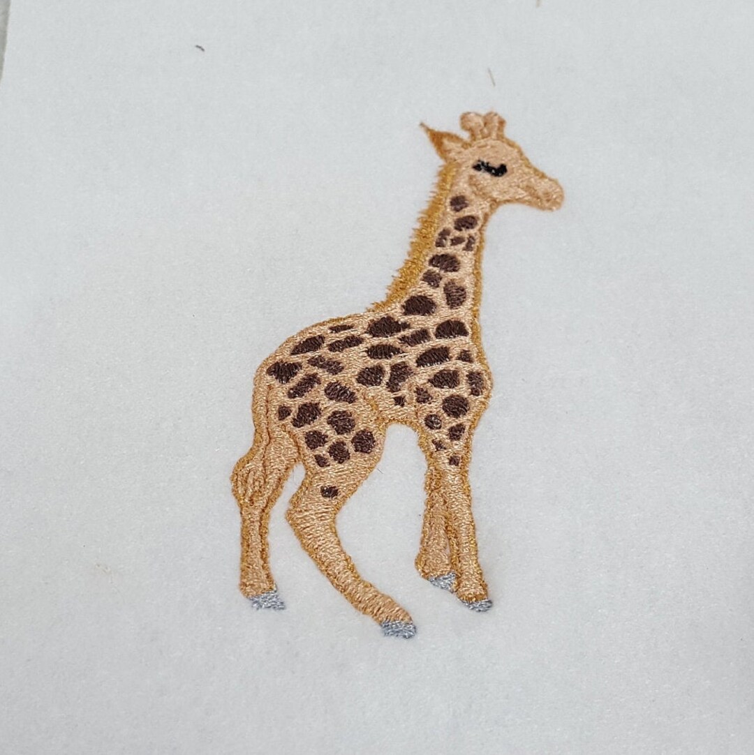 Digital Download, Embroidery File Little Giraffe, - Etsy