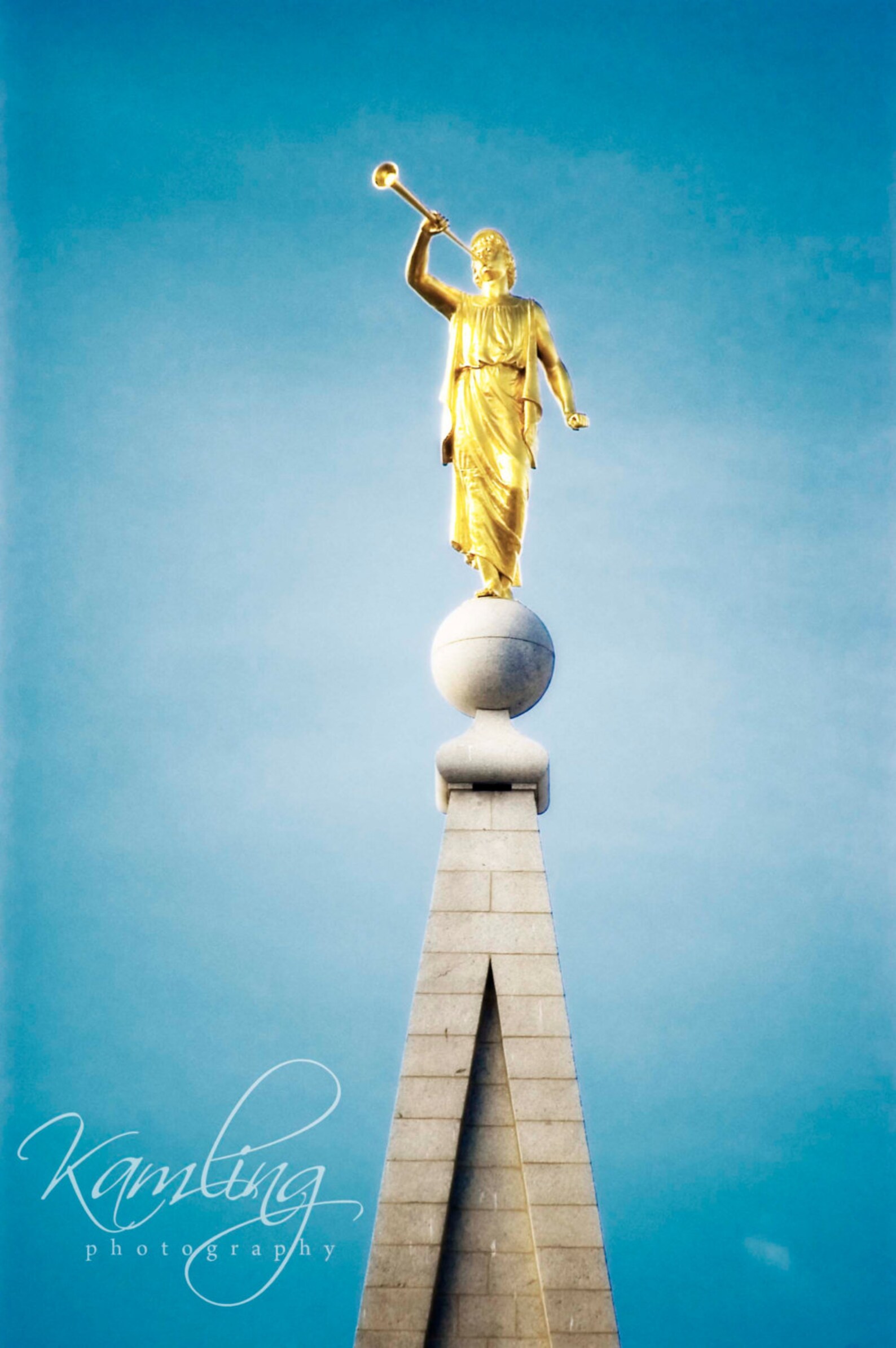 The Angel Moroni - Salt Lake City LDS Temple - Digital Photography ...