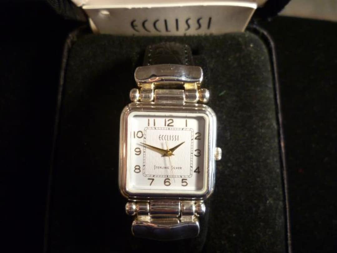 Ladies Sterling Silver Ecclissi Watch - Etsy