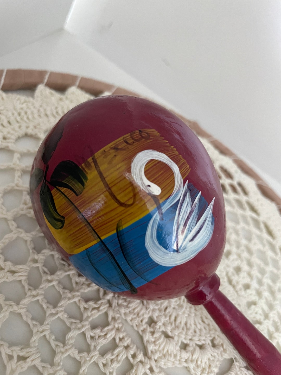 Vintage Maracas Mexico Musical Instrument Hand Painted - Etsy Canada