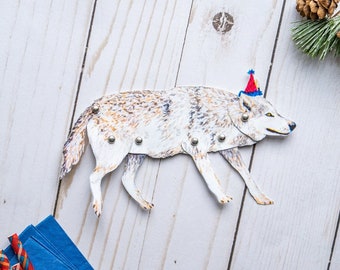 Wolf Paper Doll - Etsy