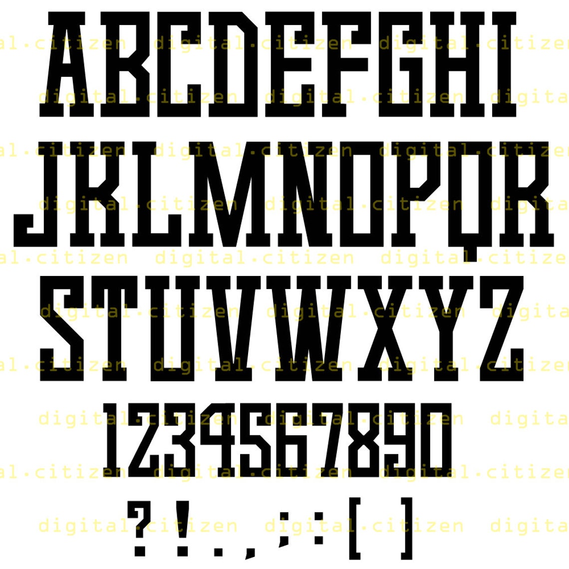 SVG Converter Font Files -- DXF Converter Font Files -- Custom Creative ...