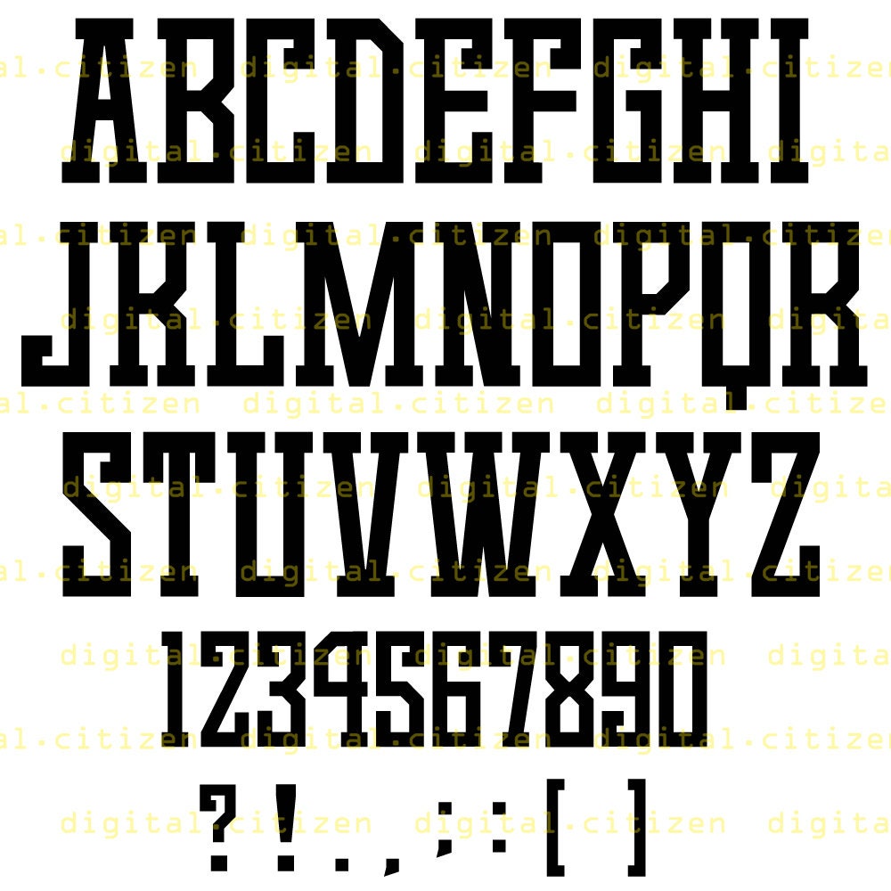 SVG Converter Font Files -- DXF Converter Font Files -- Custom Creative ...