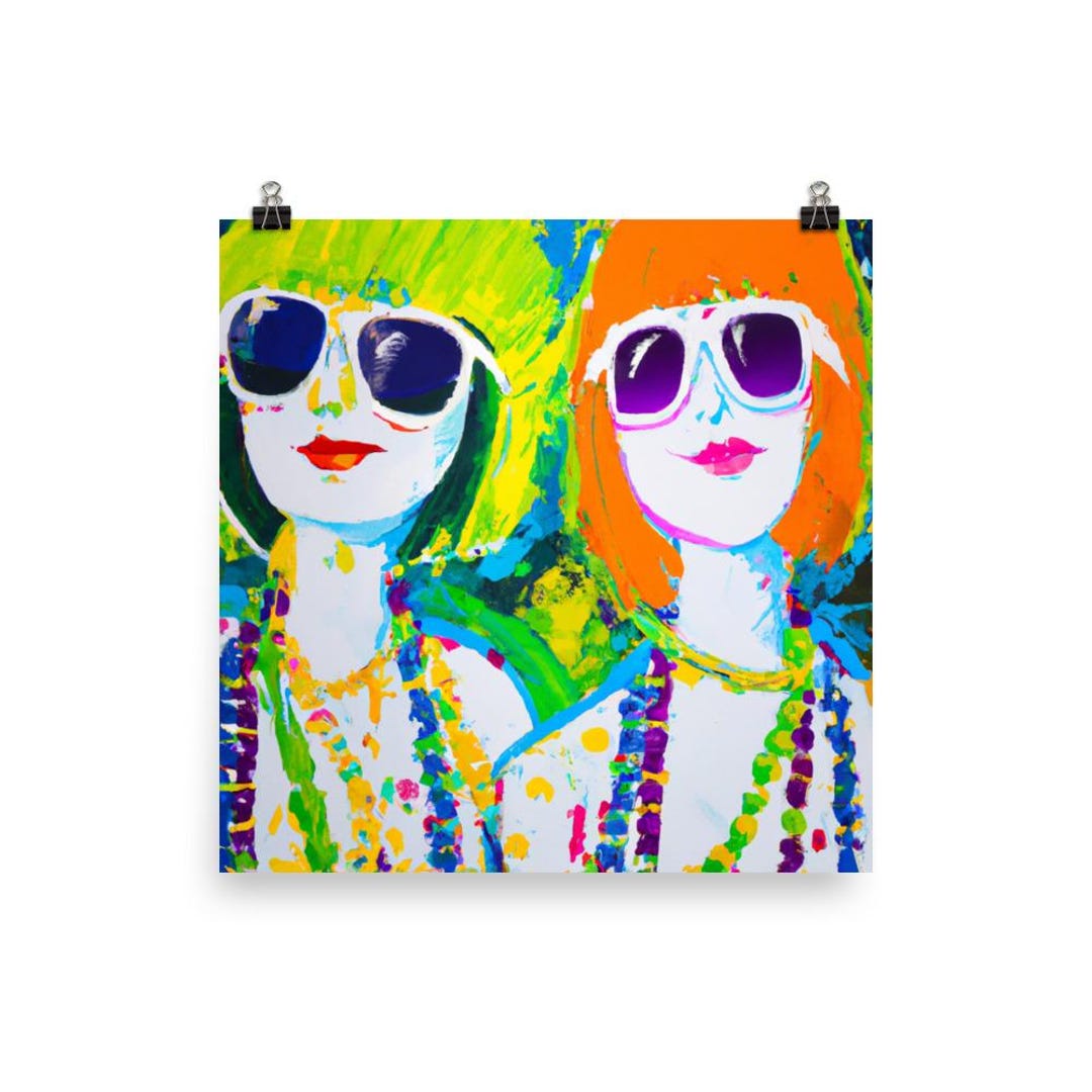 Best Friends Poster Art - Etsy