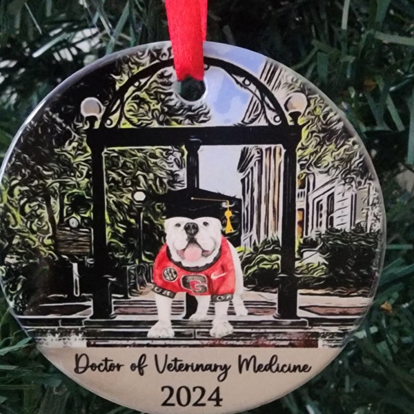 Uga Christmas Ornament - Etsy