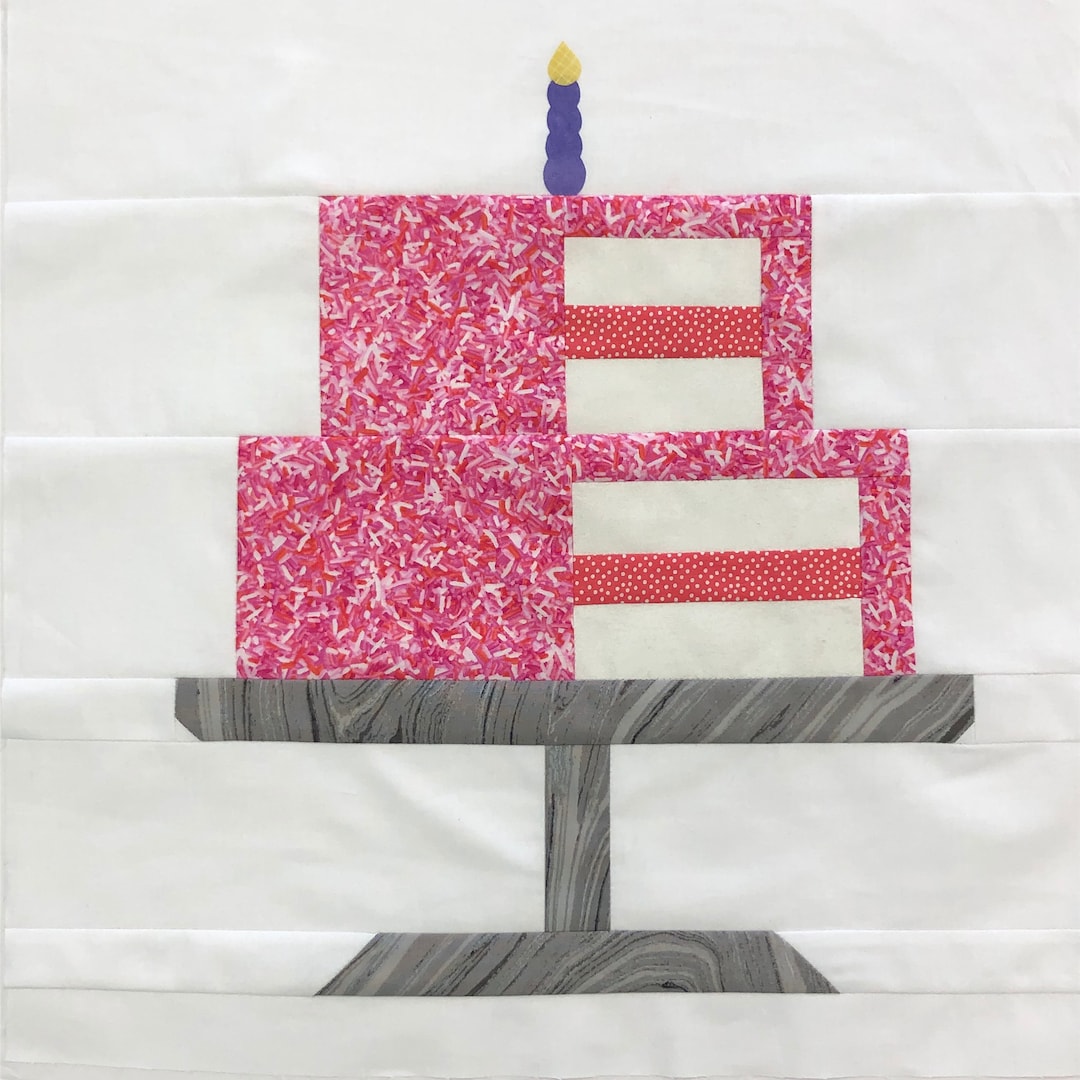 Birthday Cake Layer Cakes Row by Row Experience 2019 Kit - Etsy