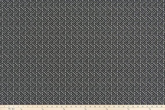 Outdoor Fabric by the Yard Black Print riverbed Matte - Etsy
