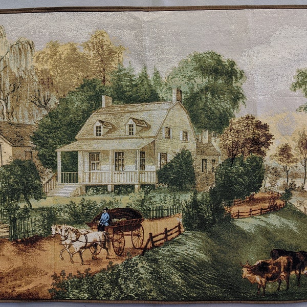 Farmhouse Tapestry - Etsy