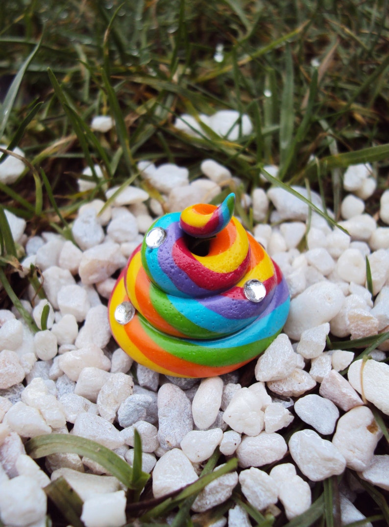 Magical Unicorn Poop Rainbow Poop Fairy Garden Miniature | Etsy