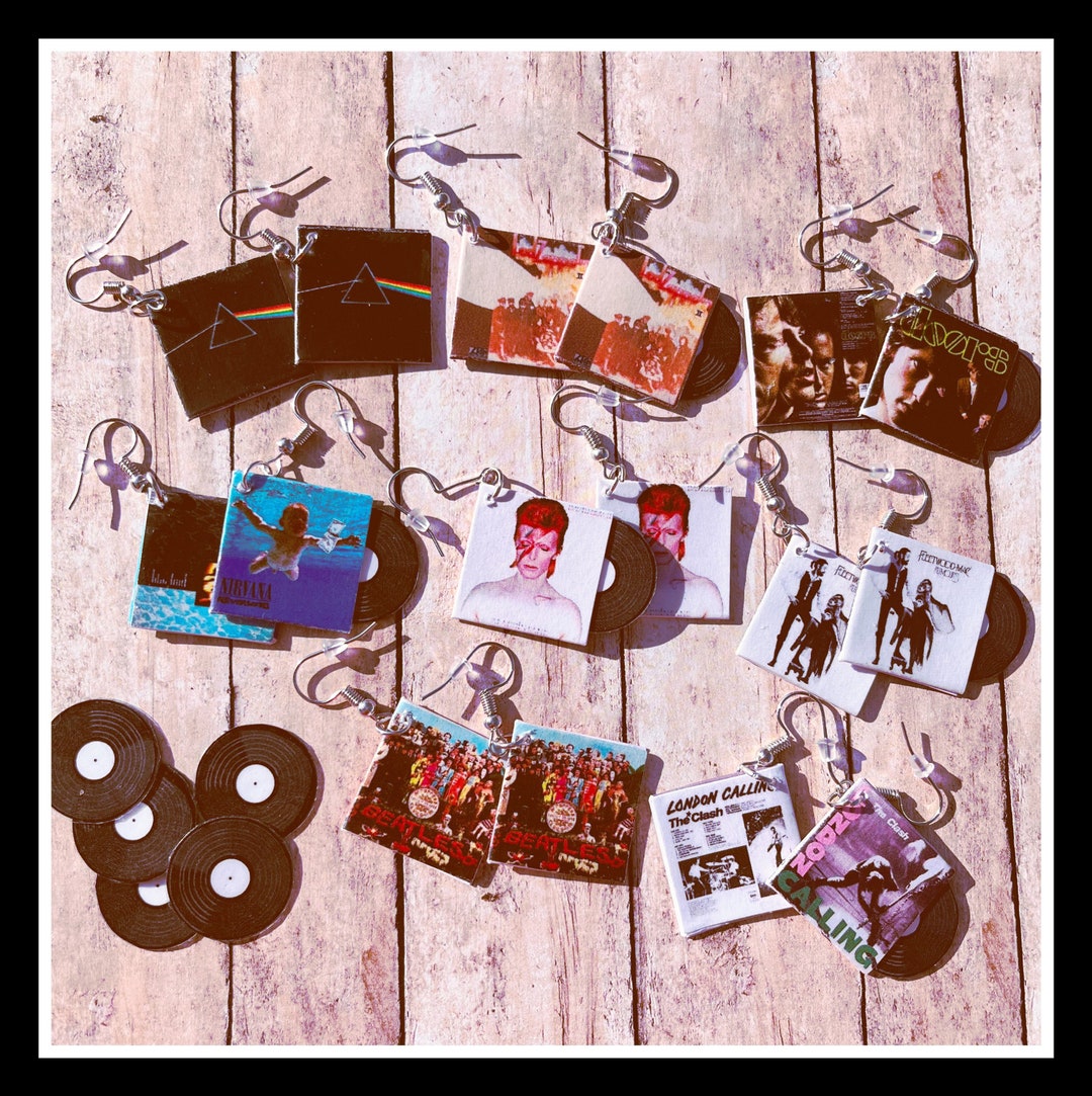 Record Inserts for Album Cover Earrings! - Etsy