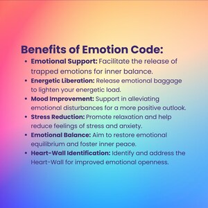 30 Min Emotion Code Session Remote Energy Balancing Within 48 Hours - Etsy