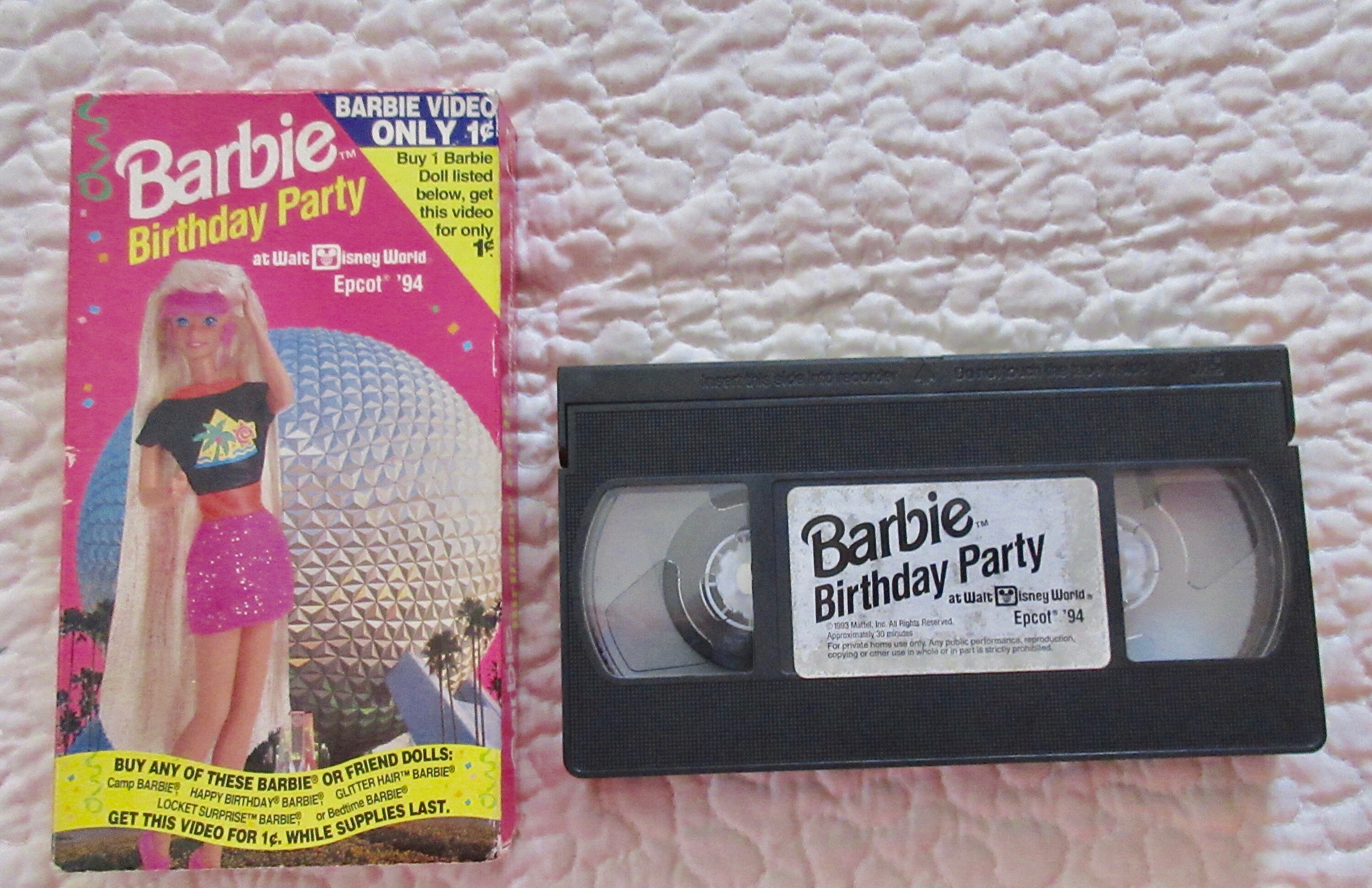 1994 Barbies and Barbie Happy Meals VHS Tape - Etsy