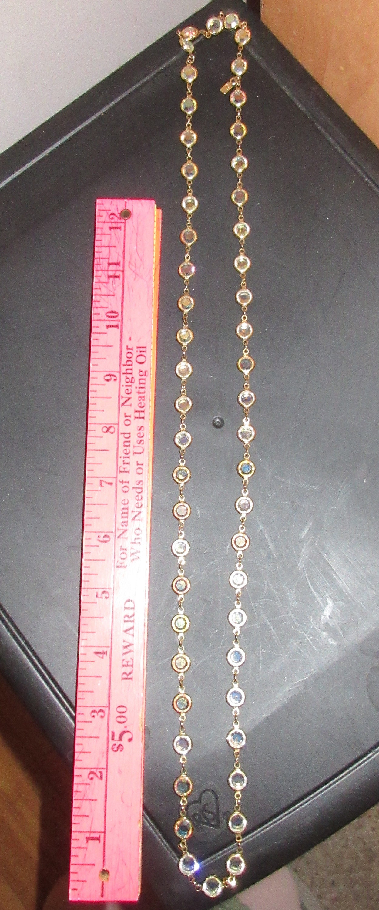 1990s Gloria Vanderbilt 2 Chain Necklaces, Bookmark and Key Chain - Etsy