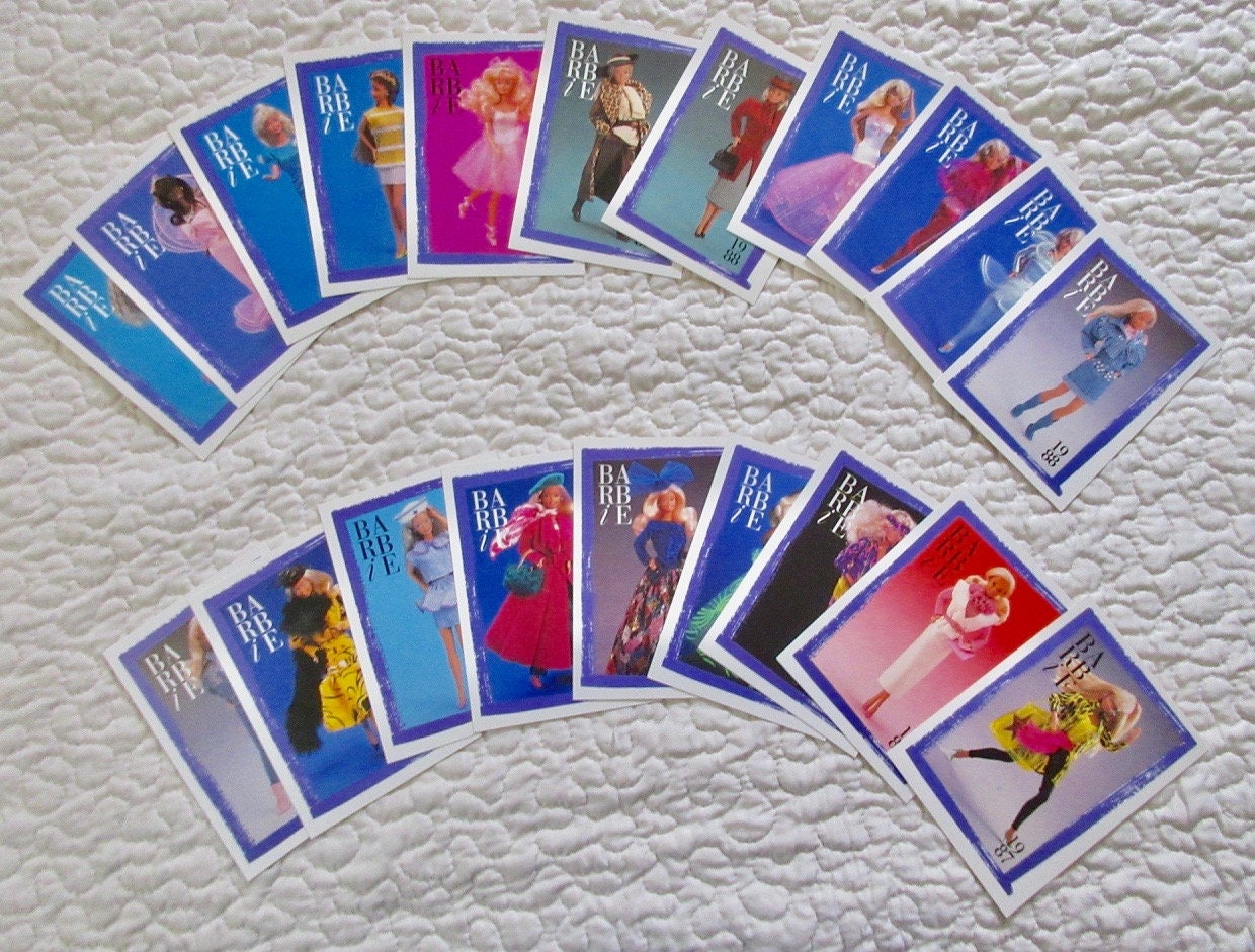 99 1991 Mattel Barbie Trading Cards - Etsy