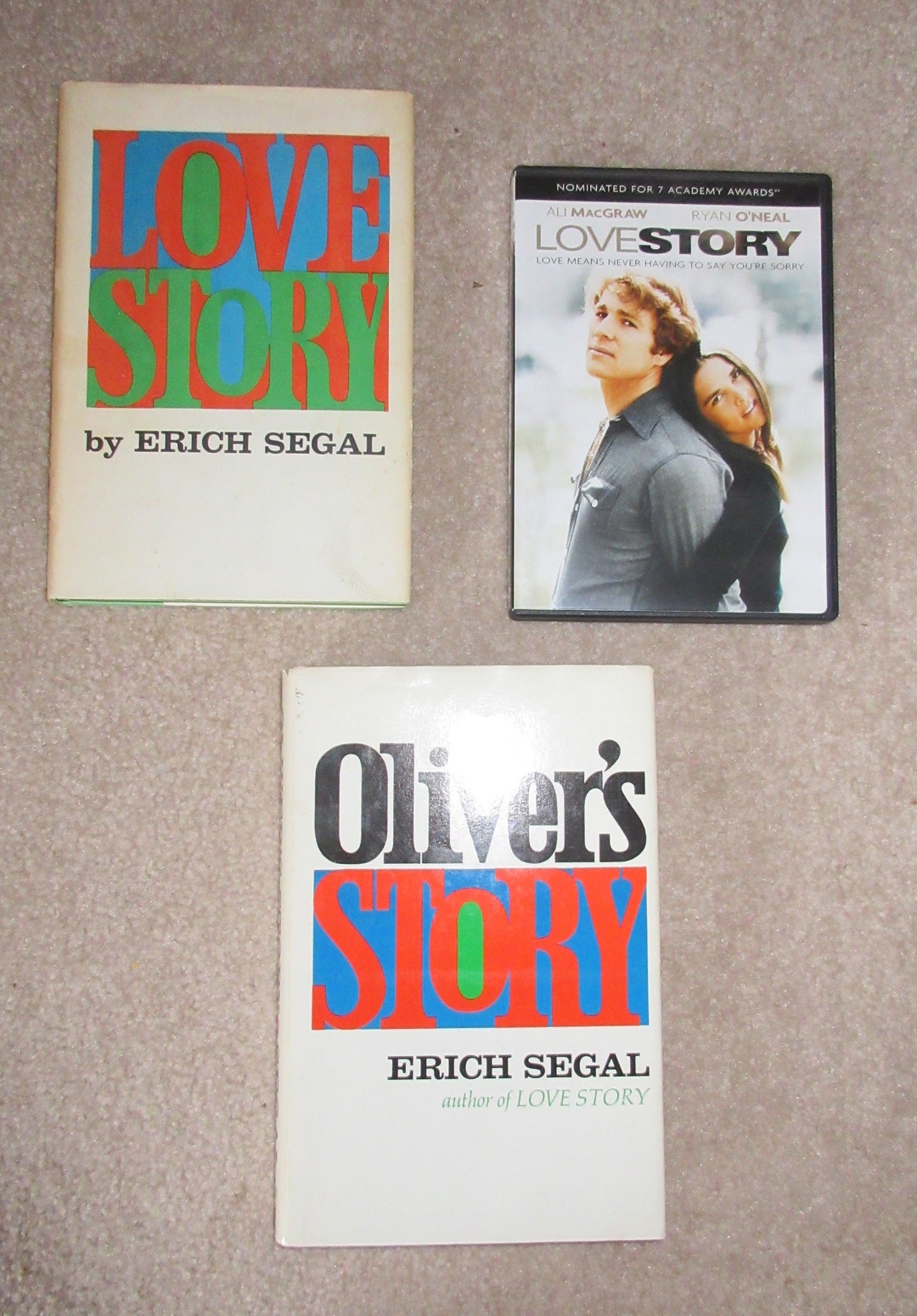 Love Story Novel DVD Oliver's Story Novel - Etsy