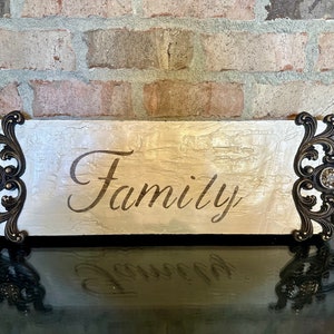 Family Sign, Decorative Plaque, Custom Sign, Family Wall Hanging, Wall ...