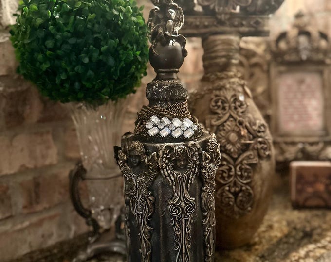 Decorative Bottle, Angelic Bottle, Angelic Topper, Angel Decor, Home ...