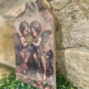 Angel Gift Tag, Wood Price Tag, Wood Gift Tag Cutout, Gift Tag, Price ...