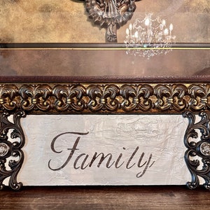 Family Sign, Decorative Plaque, Custom Sign, Family Wall Hanging, Wall ...