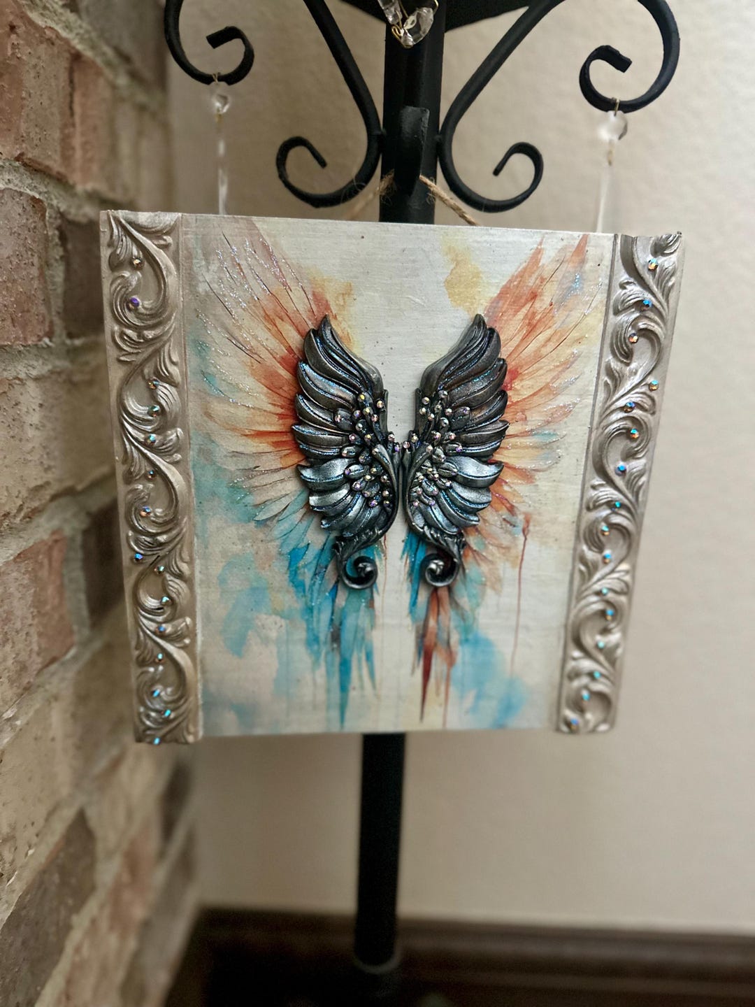 Angel Wings Wall Art, Angel Wings Picture, Tabletop Decor, Angel Decor ...
