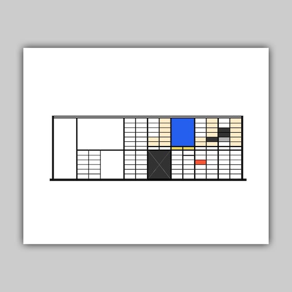 Eames House Elevations