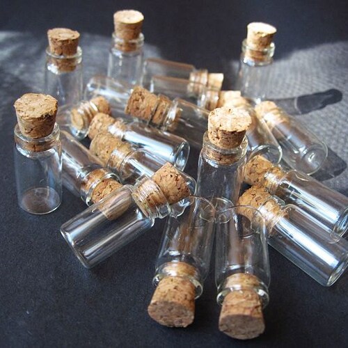 100pcs 12x75x10mm 5ml Mini Clear Glass Straight Test Tube | Etsy UK