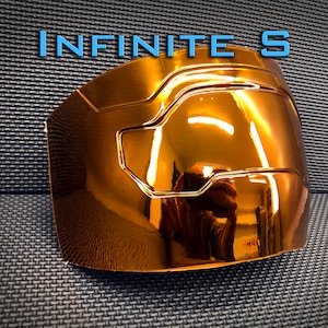 Gold Helmet Visor - Etsy