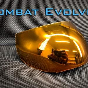 Gold Helmet Visor - Etsy