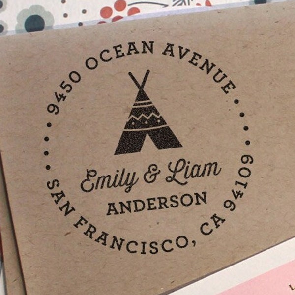 Rustic Circle Stamp - Etsy