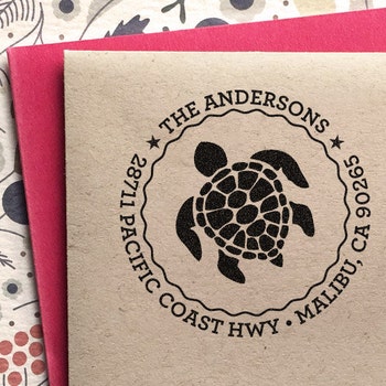 Turtle Stamp - Etsy