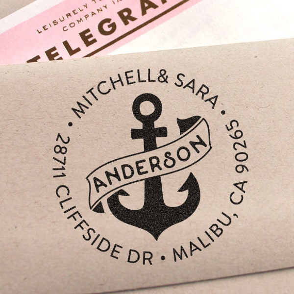 Anchor Stamp - Etsy