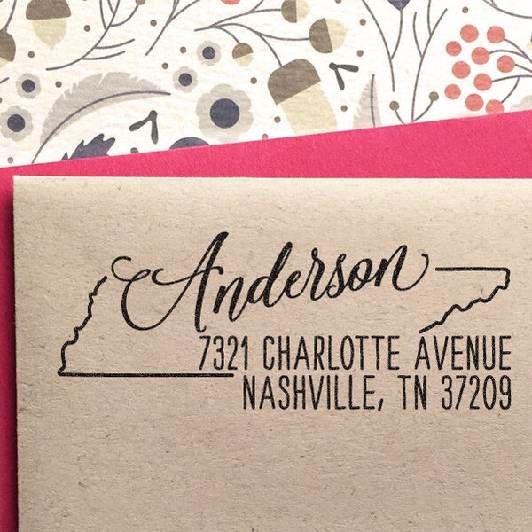 Address Stamp - Etsy
