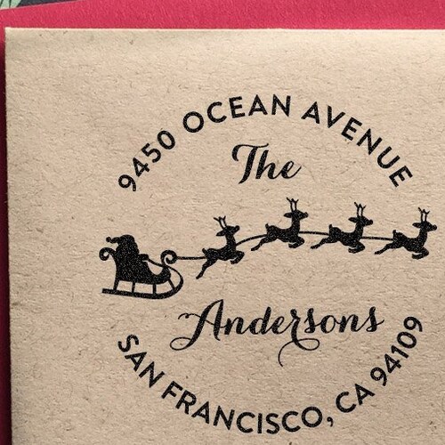 Custom Return Address Stamp Ghost Family Self Ink or Rubber | Etsy