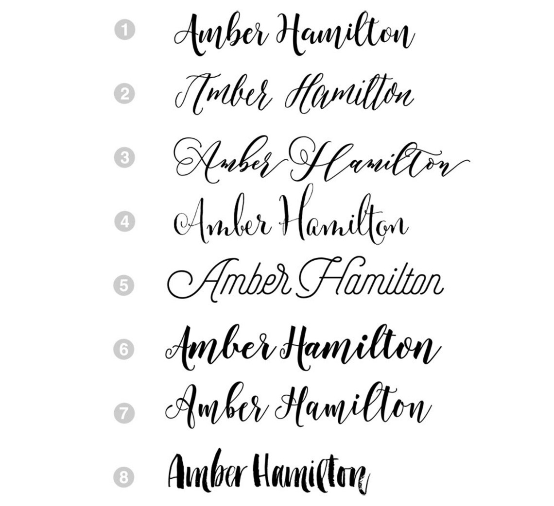 Custom Name Stamp Rubber Stamp Self Inking Stamp Personal - Etsy