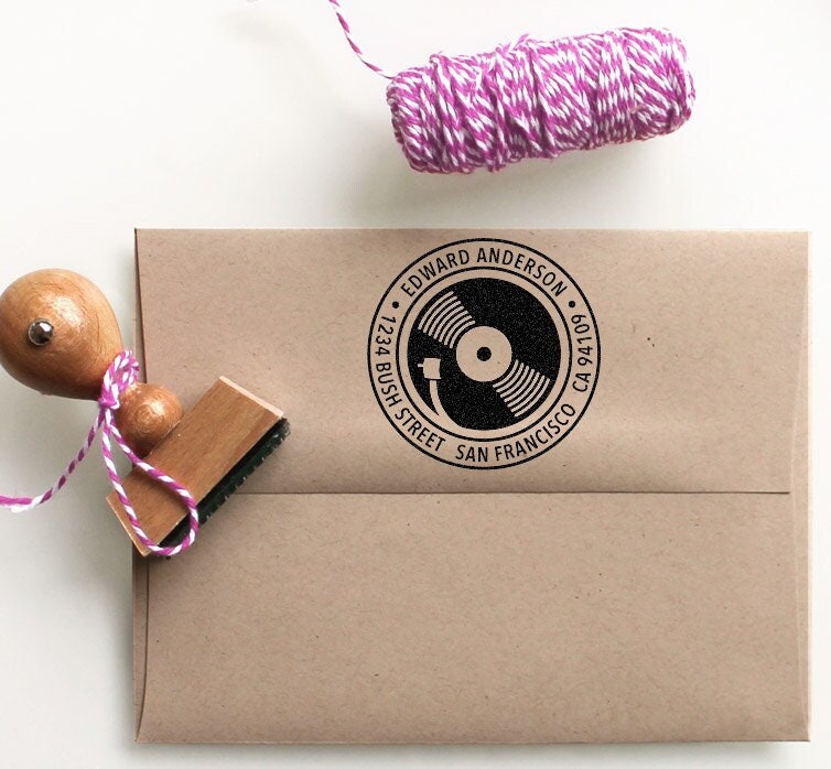 Rubber or Self Inking Address Stamp Return Address Stamping - Etsy