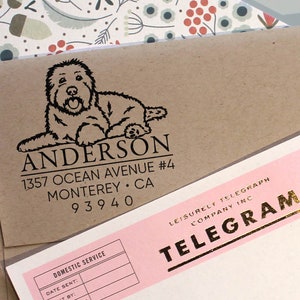 Custom Doodle Address Stamp Return Address Stamp Holiday Gift - Etsy