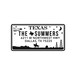 Custom Texas License Plate Return Address Stamp, Wedding Gift, Wedding ...