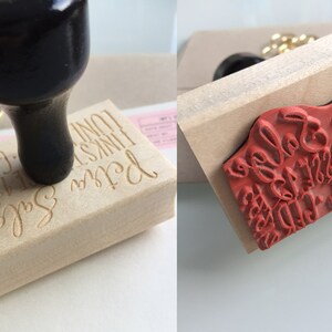 Custom Address Stamp, Cute Return Address Stamp With a Fancy Font for ...