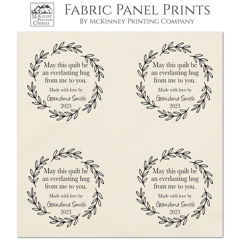Custom Quilt Labels - Etsy