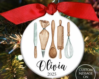 female chef ornament